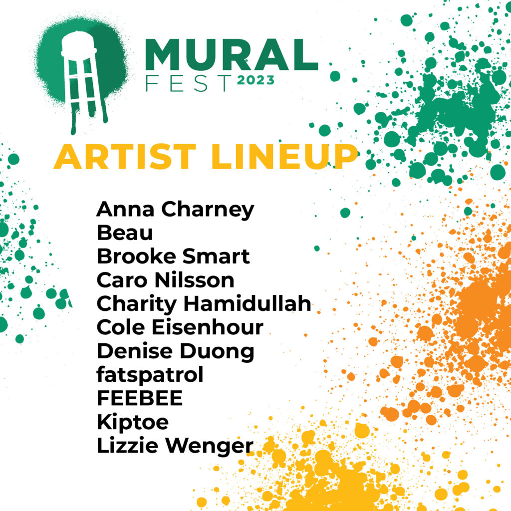 2023 Artist Lineup (1) (1) | Mural Fest